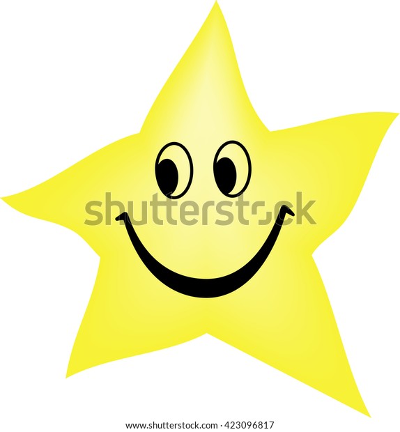 Yellow Smiley Face Star Shape Vector: เวกเตอร์สต็อก (ปลอดค่าลิขสิทธิ์ ...