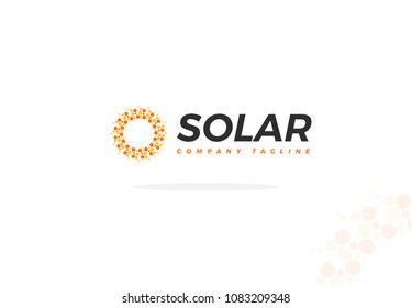 Yellow Solar Panel Logo Vector Abstract Stock Vector (Royalty Free ...