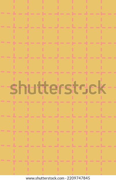 Yellow Square Background Pink Grid Lines Stock Vector (Royalty Free ...