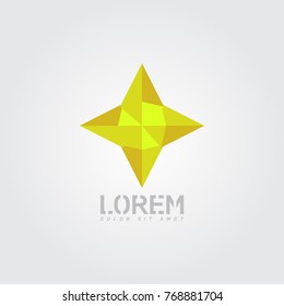 Yellow Star Logo Stock Vector (Royalty Free) 768881704 | Shutterstock