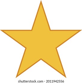 Yellow Star Orange Border Stock Vector (Royalty Free) 2011942556 ...