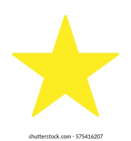 Yellow Star Vector Eps10 Yellow Rating Stock Vector (Royalty Free ...