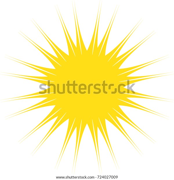 Yellow Starburst That Can Be Used Stock Vector (Royalty Free) 724027009