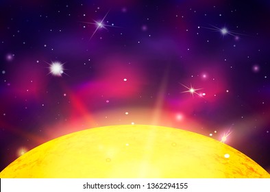 Yellow Sun Star Light Rays On Stock Vector (Royalty Free) 1362294155 ...