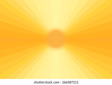 Yellow Sunburst Vector: vector de stock (libre de regalías) 266587211 ...