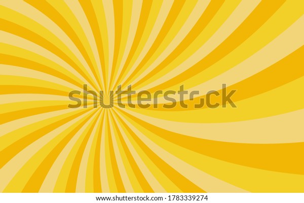 Yellow Sunshine Background Vector Abstract Sunburst Stock Vector ...