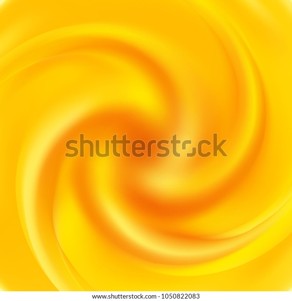 Yellow Swirl Background Abstract Orange Swirl Stock Vector (Royalty ...