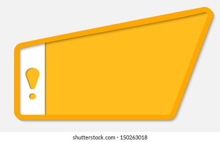 Yellow Text Box Stock Vector (Royalty Free) 150263018 | Shutterstock