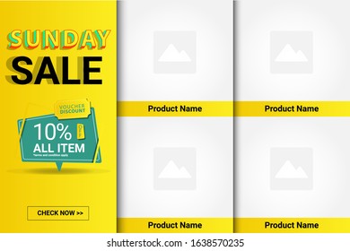 Yellow Ui Design Ads Banner Template Stock Vector (Royalty Free ...