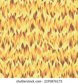 Yellow Vector Abstract Fire Seamless Texture Stock Vector (Royalty Free ...