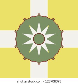 Red Cross Frame Vector Background Frame Stock Vector (Royalty Free ...