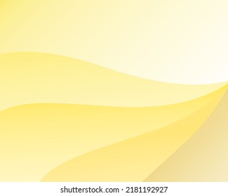 Yellow Wavy Abstract Vector Graphic Background Stock Vector (Royalty ...