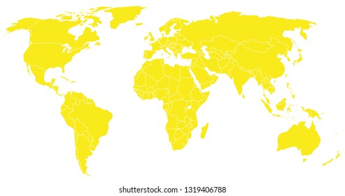 World Map Stock Illustration 2387642