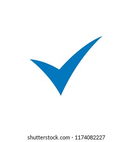 Yes Check Icon Flat Style Design Stock Vector (Royalty Free) 1174082227 ...