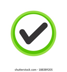 Yes Confirm Gui Application Icon Button Stock Vector (Royalty Free ...