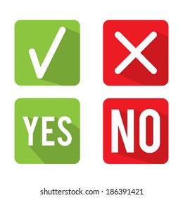 Yes No Check Box Vector: เวกเตอร์สต็อก (ปลอดค่าลิขสิทธิ์) 186391421 ...