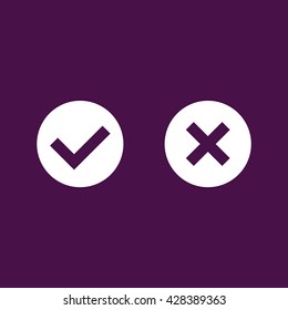 Approve Icon Colorful Flat Symbol Vector Stock Vector (Royalty Free ...