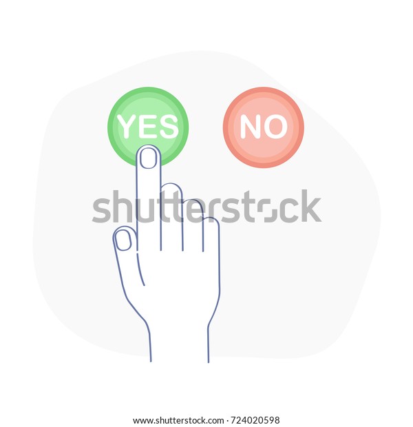 Yes No Vote Vector Banner Voting Stock Vector (Royalty Free) 724020598 ...