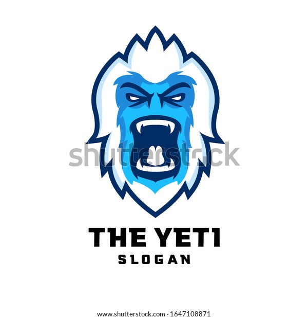 Yeti Head Face Character Logo Icon Stock Vector (Royalty Free ...