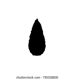 Yew Tree Icon On White Background Stock Vector (Royalty Free) 730328830 ...