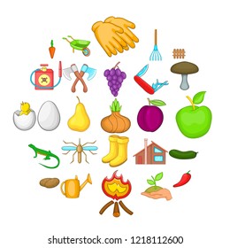 Yield Icons Set Cartoon Set 25 Stock Vector (Royalty Free) 1218112600 ...