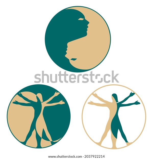 Yin Yang People Symbol Vector Format Stock Vector (Royalty Free ...