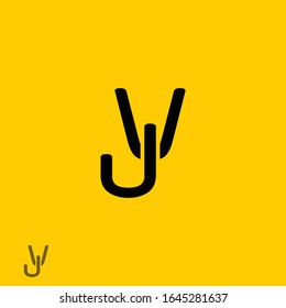 Yj Logo Designed Letter Y J Stock Vector (Royalty Free) 1645281637 ...