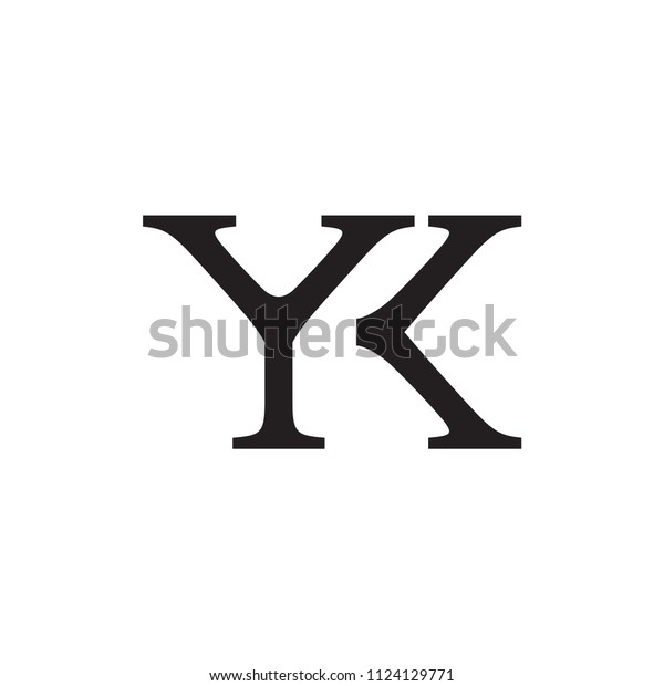 YK logo letter vector design