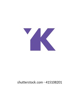 Yk Logo Vector Graphic Branding Letter Stock Vector (Royalty Free ...