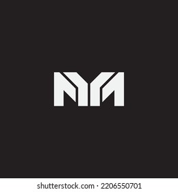 Ym Letter Monogram Logo Design Stock Vector (Royalty Free) 2206550701 ...