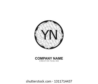 Yn Initial Logo Template Vector Stock Vector (Royalty Free) 1311714437 ...