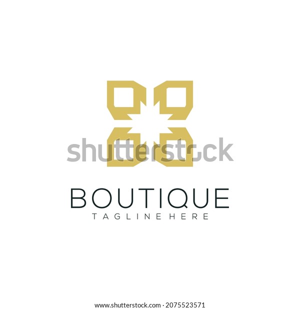 Yoga Class Logo Design Made Leaves Stock Vector (Royalty Free ...