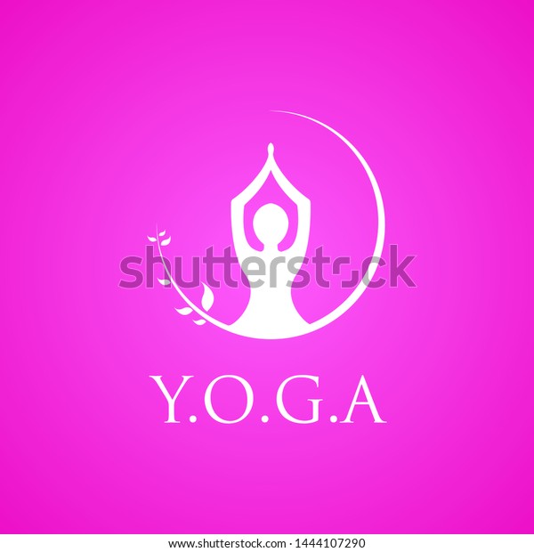 Yoga Logo Vector Emblem Luxury Minimalist Stock Vector (Royalty Free ...