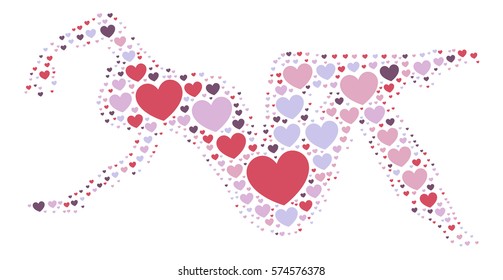 Yoga Shape Design Vector Illustration Stock Vector (Royalty Free ...