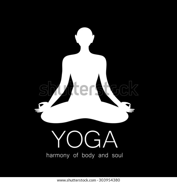 Yoga Sign Template Idea Logo Yoga Stock Vector (Royalty Free) 303954380