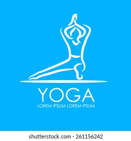 Yoga Sign Vector Stock Vector (Royalty Free) 261156242 | Shutterstock