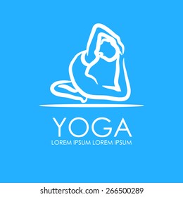 Yoga Sign Vector Stock Vector (Royalty Free) 266500289 | Shutterstock