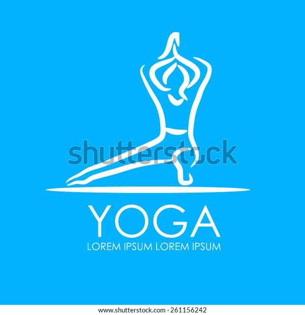 Yoga Sign Vector Stock Vector (Royalty Free) 261156242 | Shutterstock