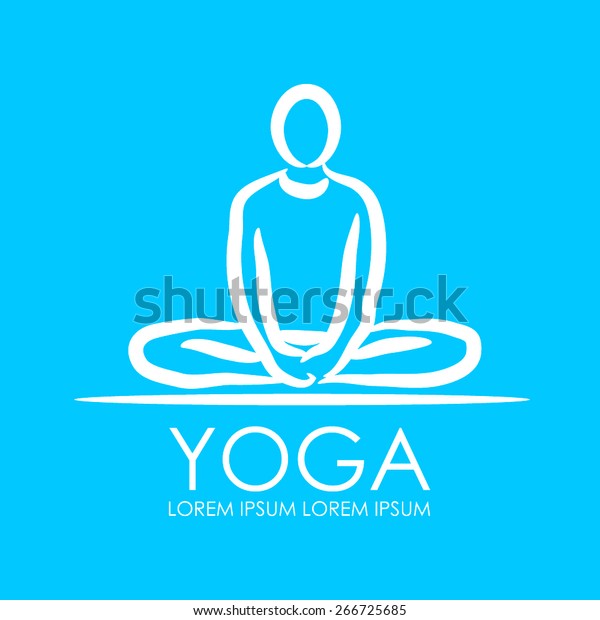 Yoga Sign Vector Stock Vector (Royalty Free) 266725685 | Shutterstock