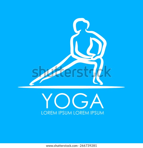 Yoga Sign Vector Stock Vector (Royalty Free) 266739281 | Shutterstock