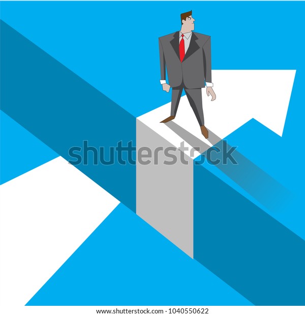 You Can Cross Obstacles You Cross Stock Vector (Royalty Free ...