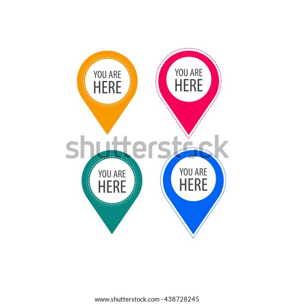 You Here Icons Info Speech Bubble Stock Vector (Royalty Free) 438728245