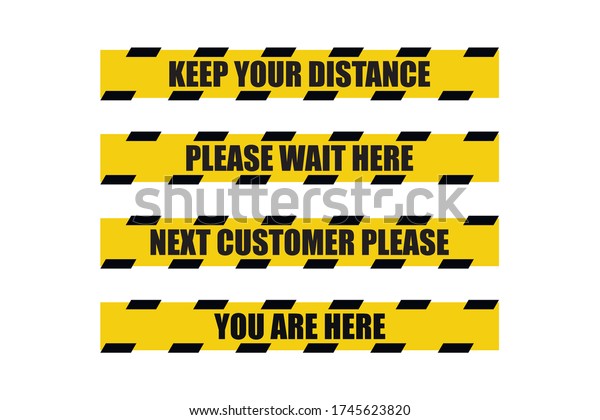 You Here Please Wait Here Next Stock Vector (Royalty Free) 1745623820