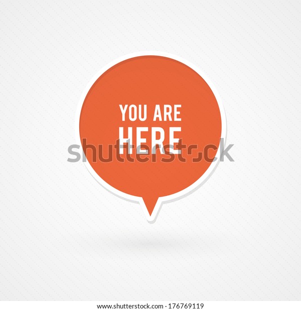 You Here Sign Stock Vector (Royalty Free) 176769119 | Shutterstock