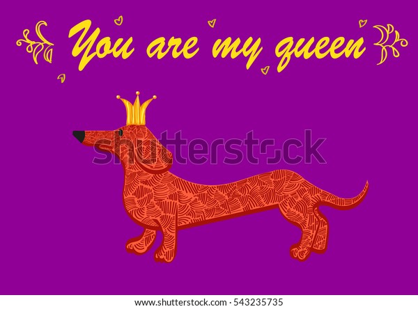 You My Queen Stock Vector (Royalty Free) 543235735