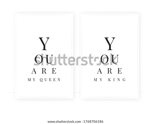 You My Queen You My King: เวกเตอร์สต็อก (ปลอดค่าลิขสิทธิ์) 1768706186 ...