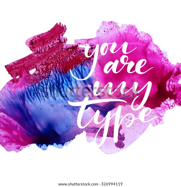 You My Type Card Poster Abstract Stock Vector (Royalty Free) 326994119 ...
