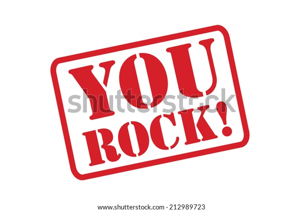 You Rock Red Rubber Stamp Vector: เวกเตอร์สต็อก (ปลอดค่าลิขสิทธิ์ ...