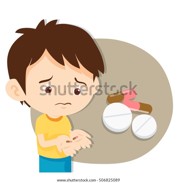 Young Boy Not Happy About Taking: เวกเตอร์สต็อก (ปลอดค่าลิขสิทธิ์ ...