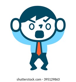 74 Frantic employee Images, Stock Photos & Vectors | Shutterstock